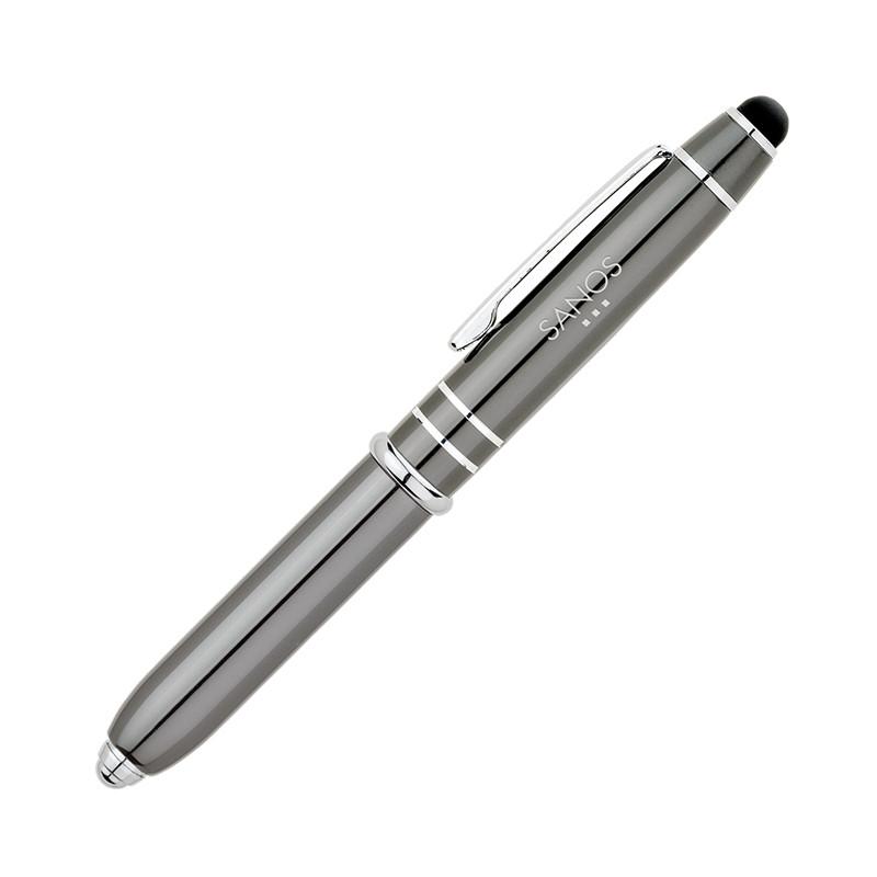 Jupiter Aluminum Ballpoint Pen with Stylus and LED Light | Superior Promos