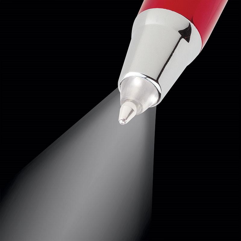 Jupiter Aluminum Ballpoint Pen with Stylus and LED Light | Superior Promos