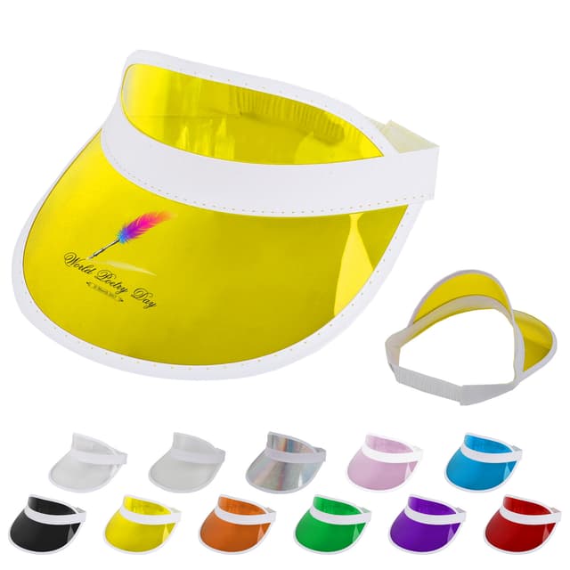 Stylish PVC Sun Visor Cap in 11 Colors - SuperiorPromos